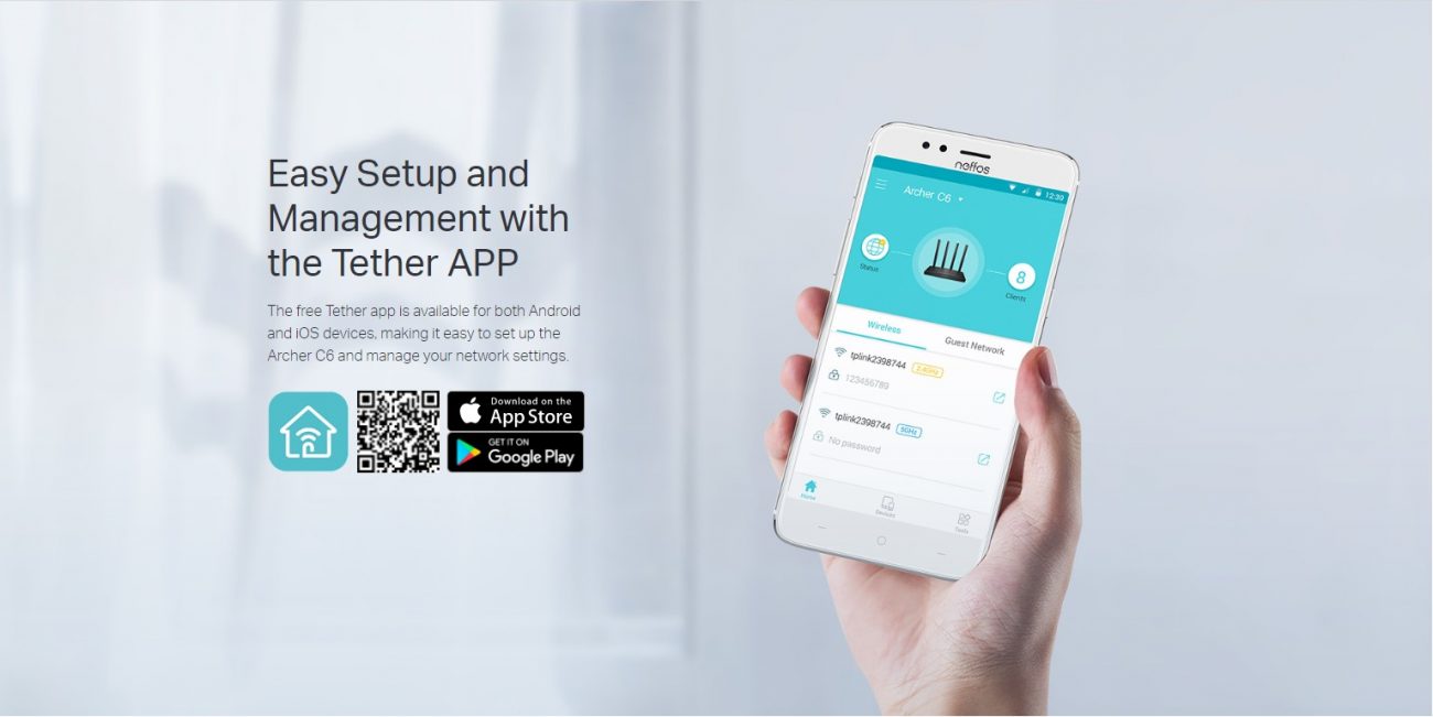 Tp Link Archer C6 AC1200 Wireless MU-MIMO Gigabit Router - Best