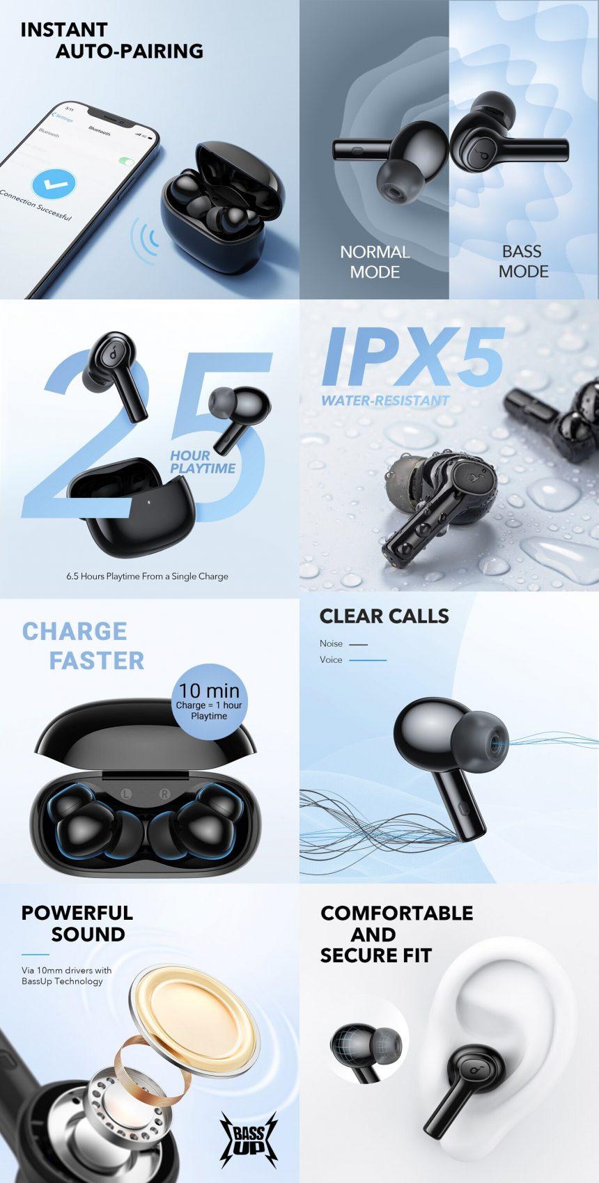 Anker Soundcore R100 True Wireless Earbuds - Best Price