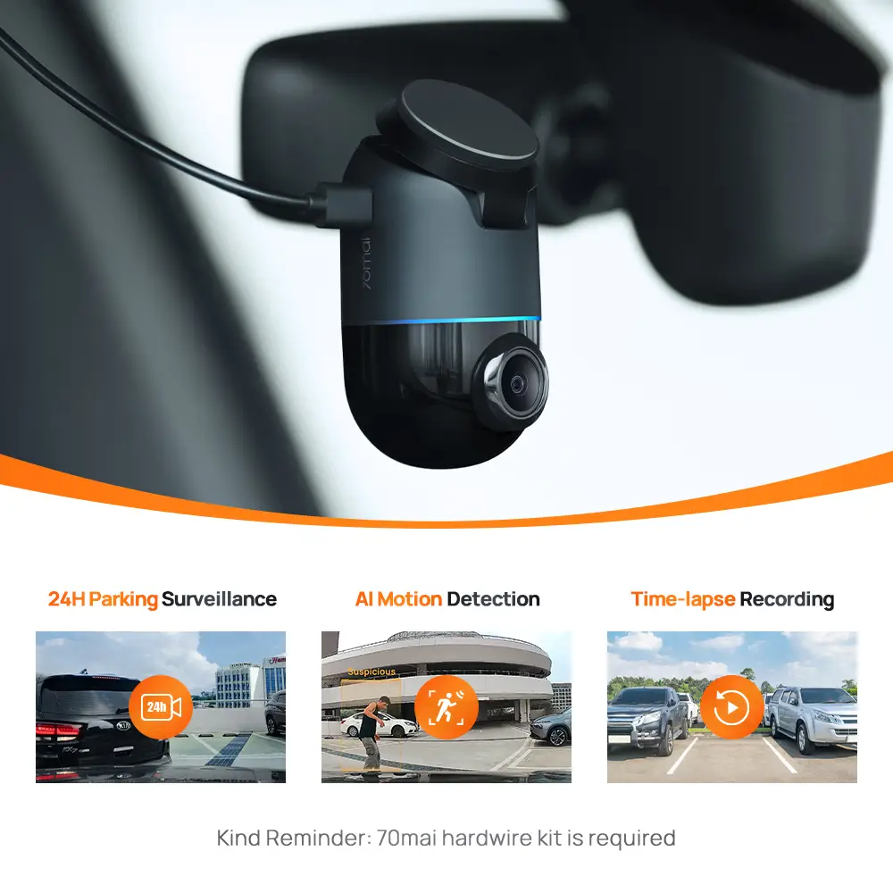70Mai Dash Camera X200 Omni 360° Digree Dash Camera
