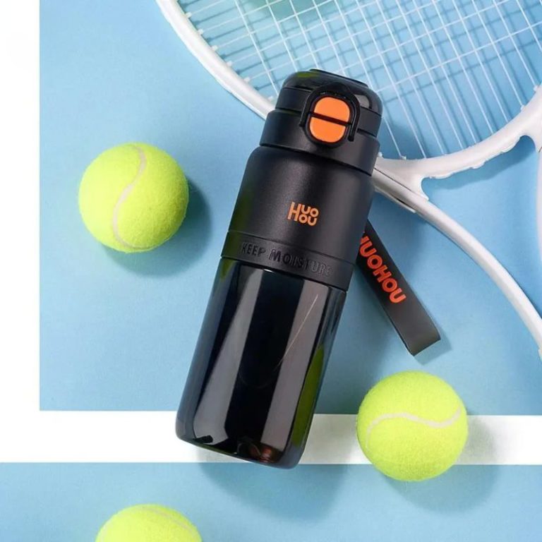 Huohou 750mL Motivational Water Bottle Hydration Gear